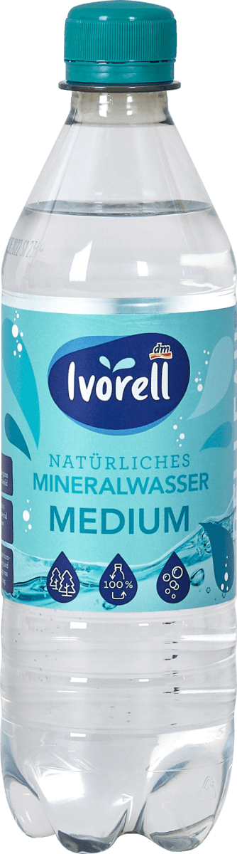 Ivorell Gazirana prirodna mineralna voda, Medium, 0,5 l | dm.rs