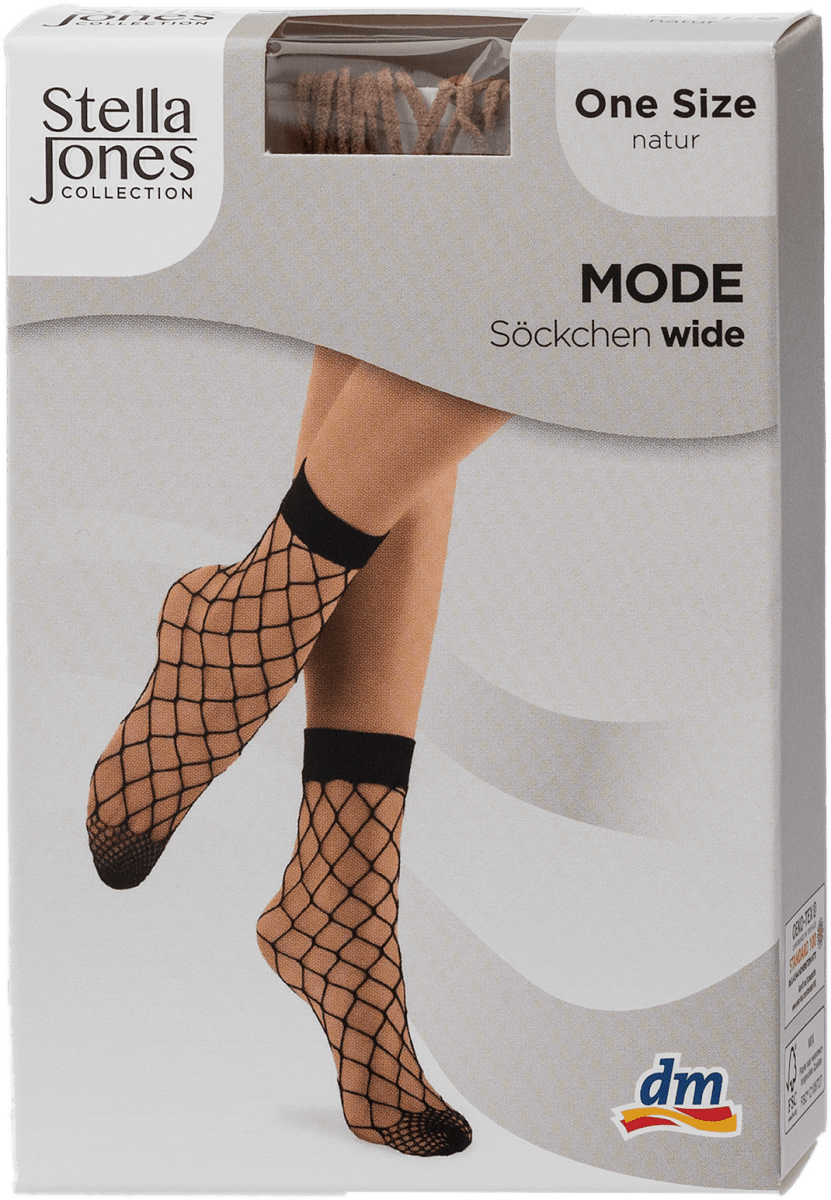 Stella Jones Mrežaste nogavice Mode, One Size, natur, 1 kos | dm.si