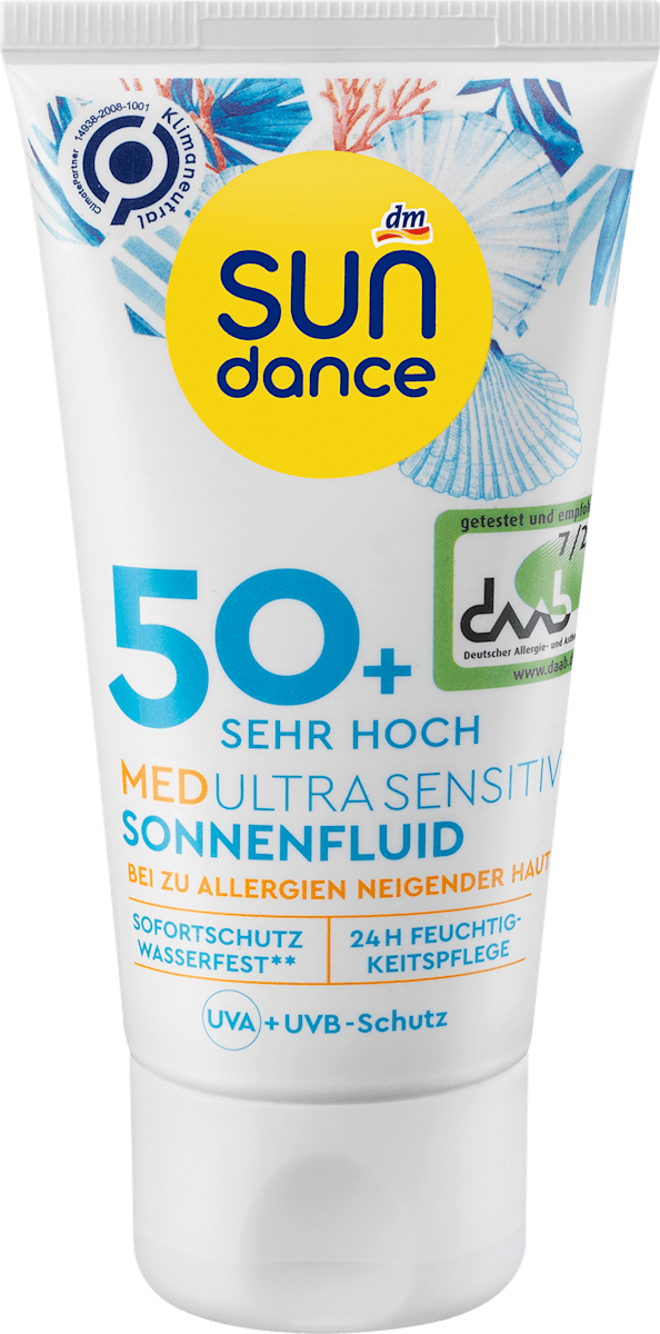 SUNDANCE Med Ultra Sensitiv fluid za sunčanje, SPF 50+, 50 ml | dm ...