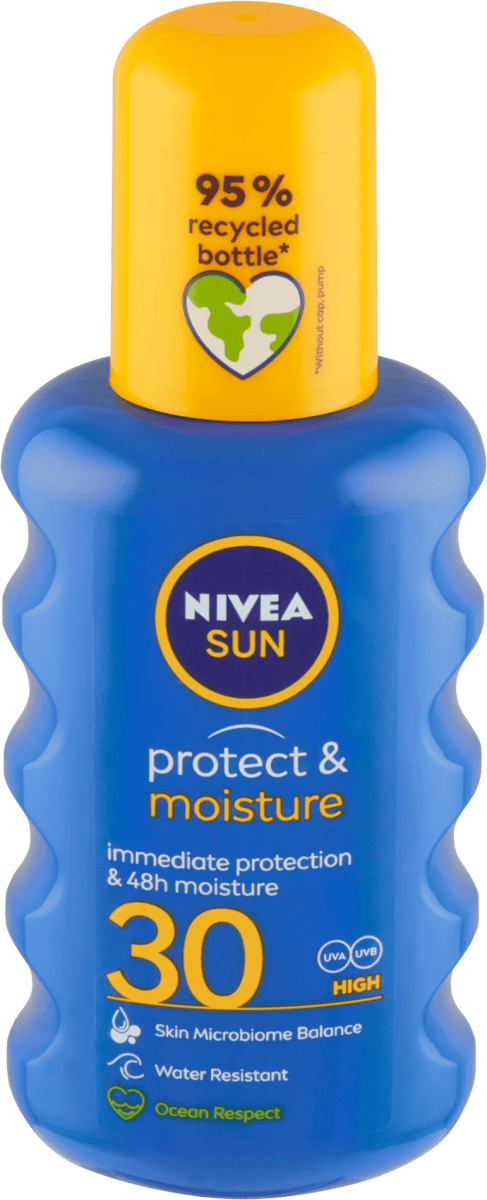NIVEA SUN protect & moisture sprej za zaštitu od sunca, SPF 30, 200 ml ...