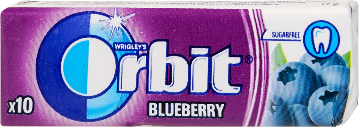 Orbit Orbit Blueberry žvakaće gume, 14 g | dm-drogeriemarkt.ba