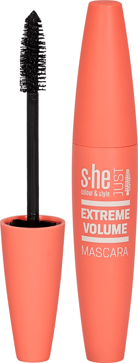 s-he colour&style Just Extreme Volume maskara – 170/003 Black, 12 ml ...