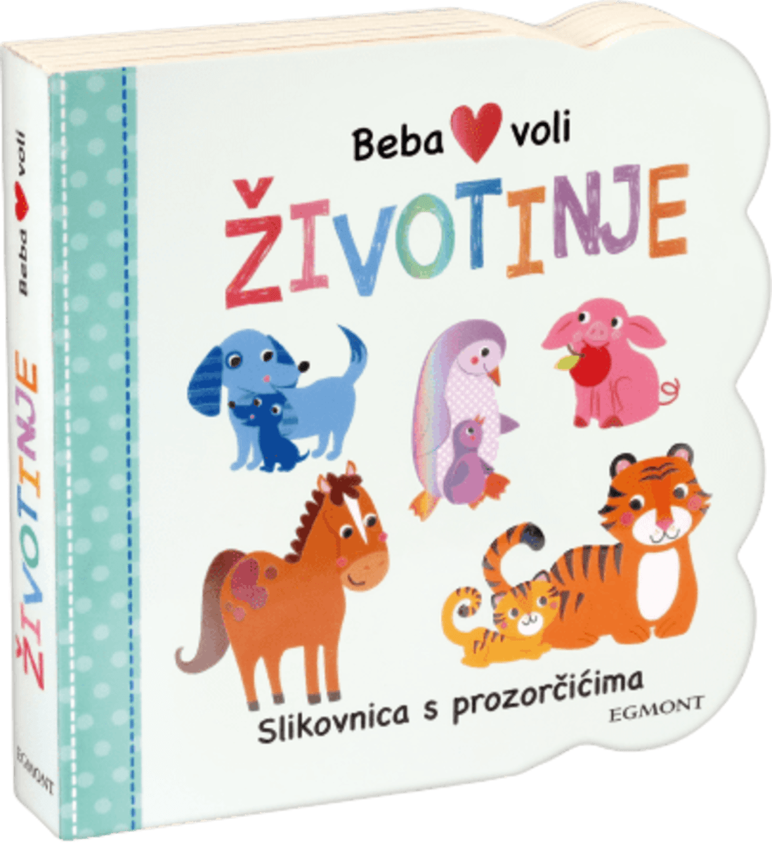EGMONT Beba voli Životinje – slikovnica s prozorčićima, 1 kom. | dm.hr