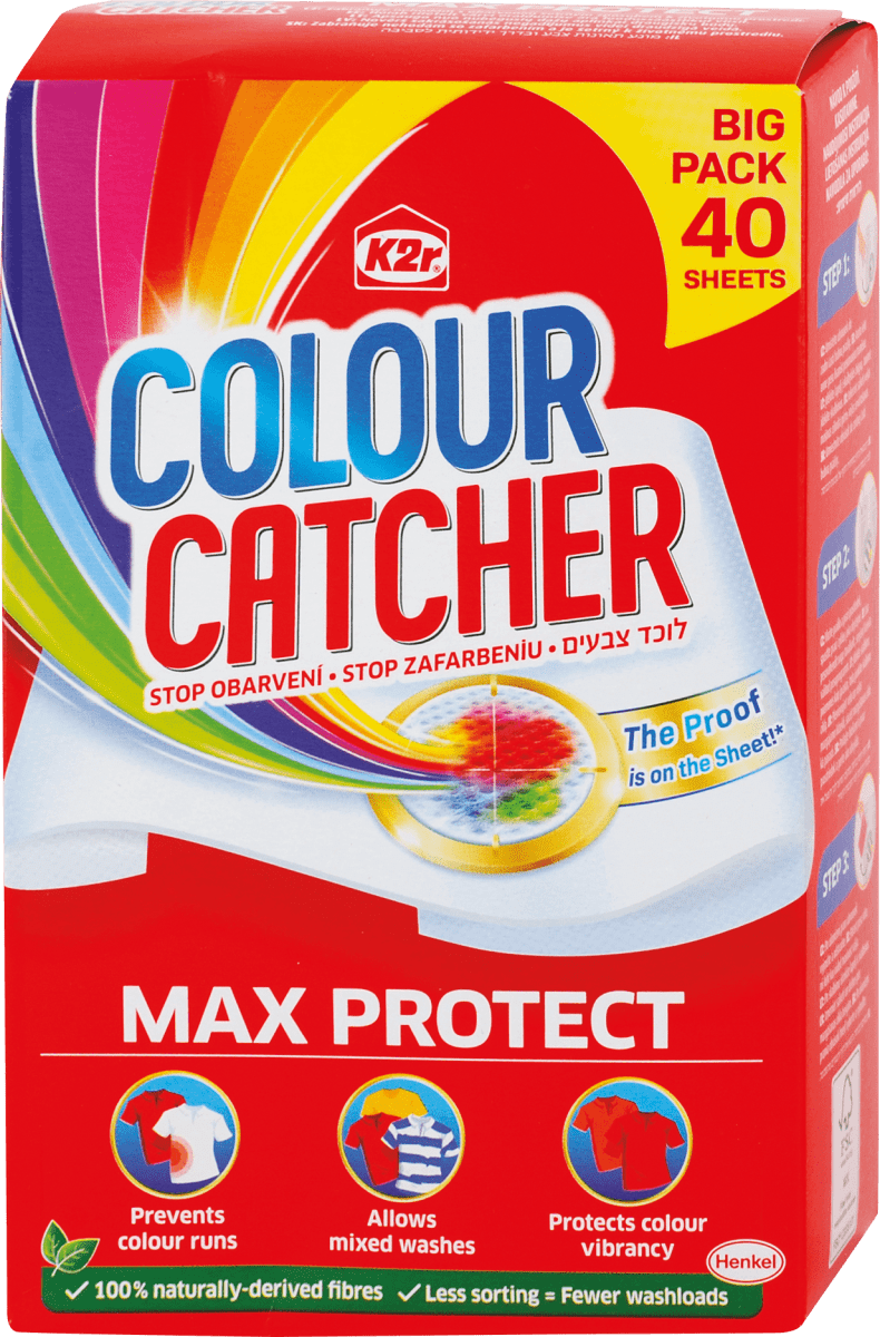 K2r Colour Catcher maramice za upijanje boje Max Protect, 40 kom. | dm ...