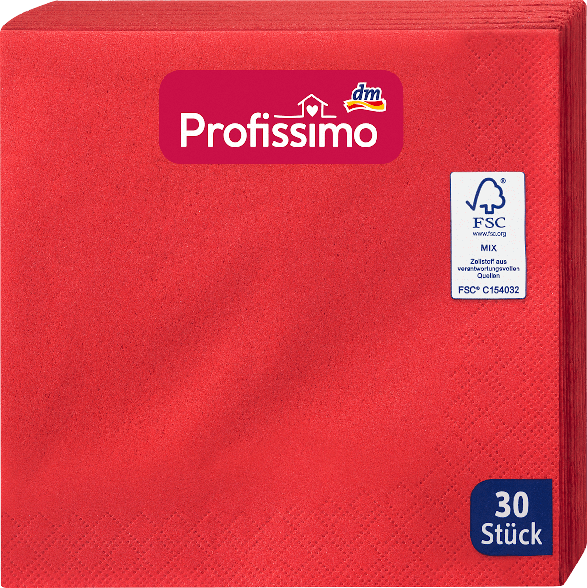 Profissimo Șervețele roșii, 30 buc | dm.ro