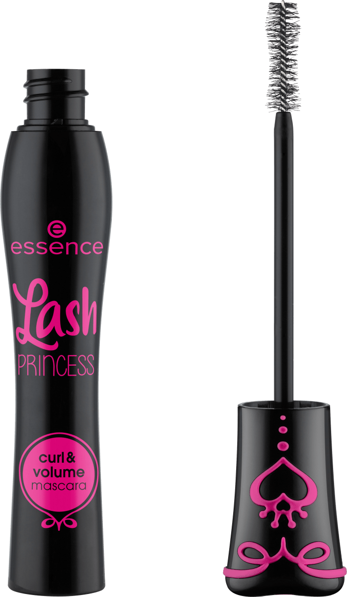 essence Lash Princess curl & volume maskara – Black, 12 ml | dm.rs