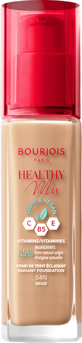BOURJOIS PARIS Healthy Mix Clean&Vegan tečni puder - 54N Beige, 30 ml ...