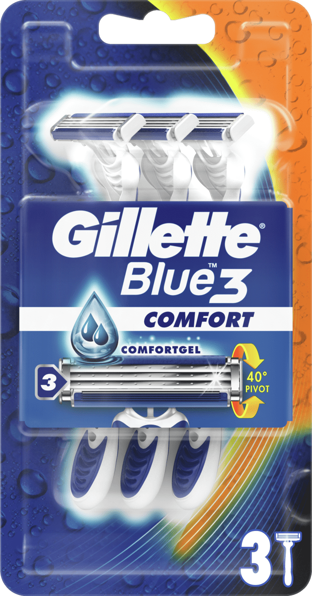 Gillette Самобръсначка Blue 3 Comfort, 3 бр. | dm България