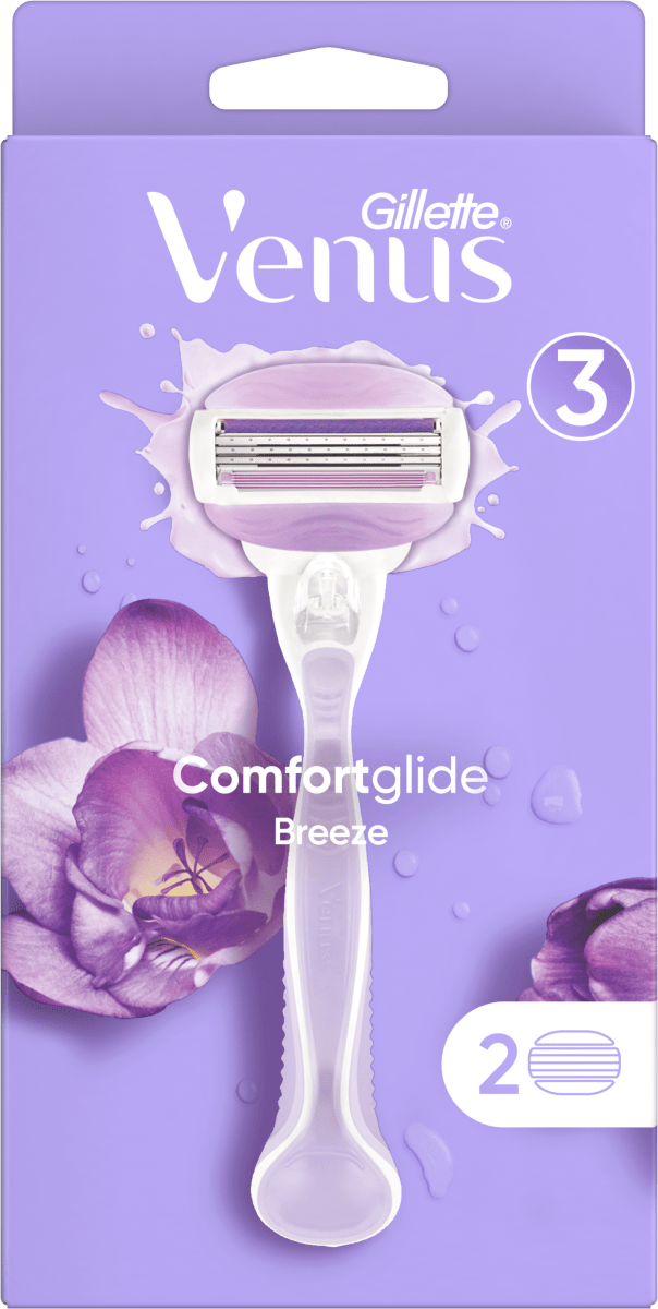Gillette Venus Самобръсначка Comfortglide Breeze + 2 ножчета, 1 бр ...