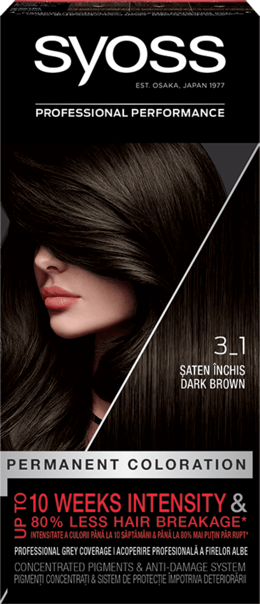 syoss Боя за коса - Nr. 3-1 Тъмно кафяв, 1 бр. | dm България