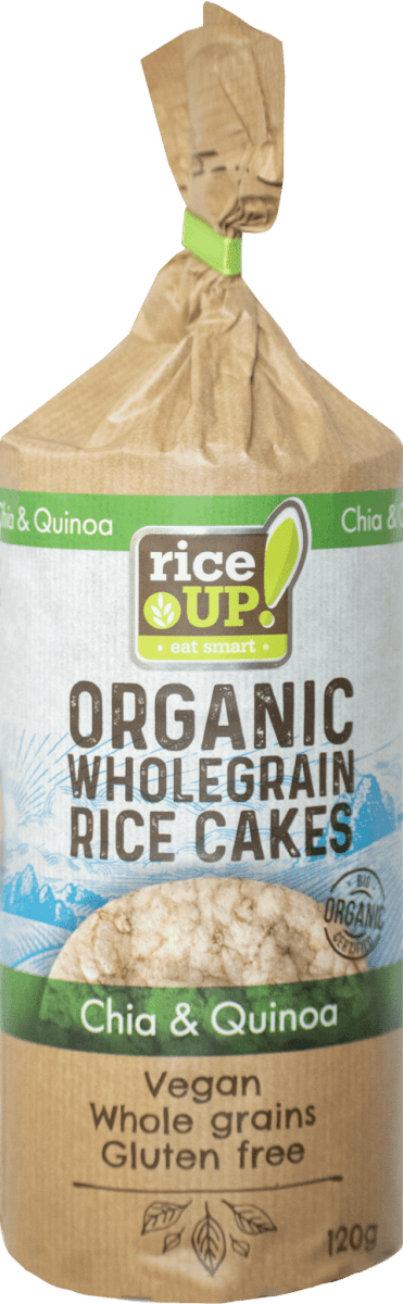 Rice Up! Био оризови бисквити с чиа и киноа, 120 g | dm България