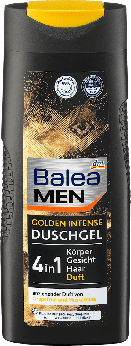Balea MEN Gel de duș golden intense 4 in 1, 300 ml | dm.ro