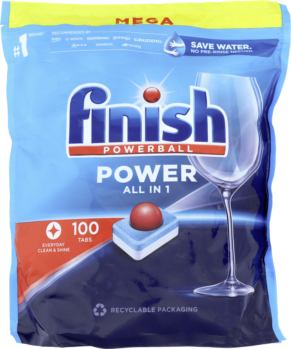 Finish Tabletki do zmywarek Power ALL IN 1 fresh, 100 szt. kupuj w ...