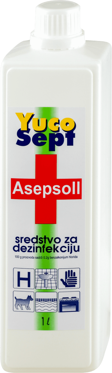 YUCO Asepsoll - sredstvo za dezinfekciju, 1 l | dm.rs