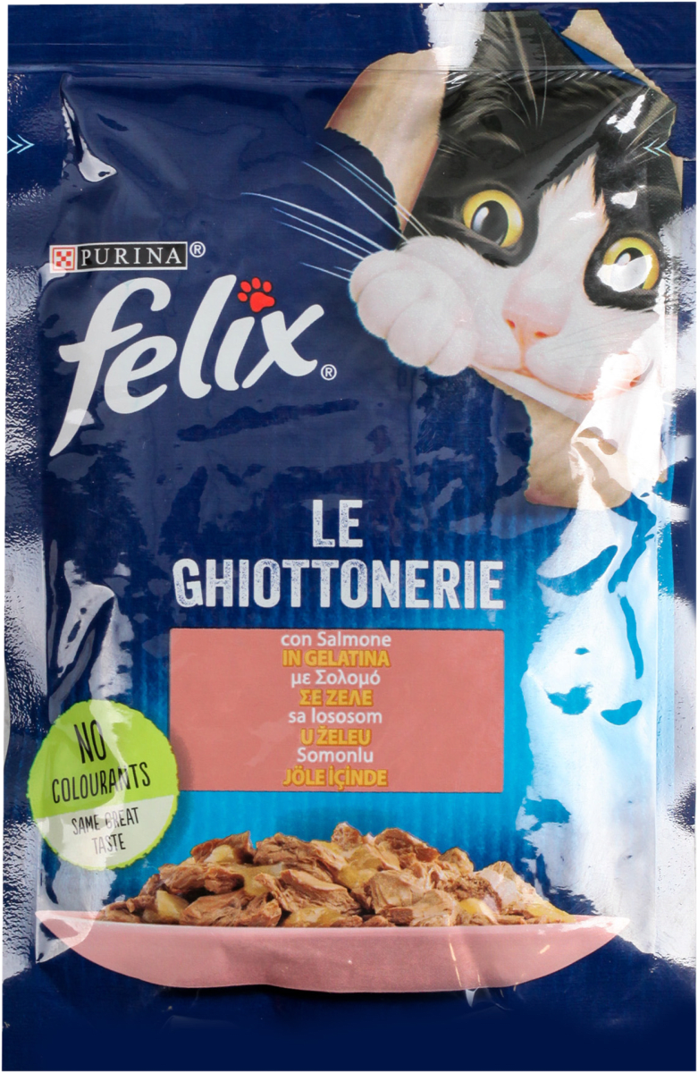 felix Kompletna vlažna hrana za mačke - losos u želeu, 85 g | dm.rs