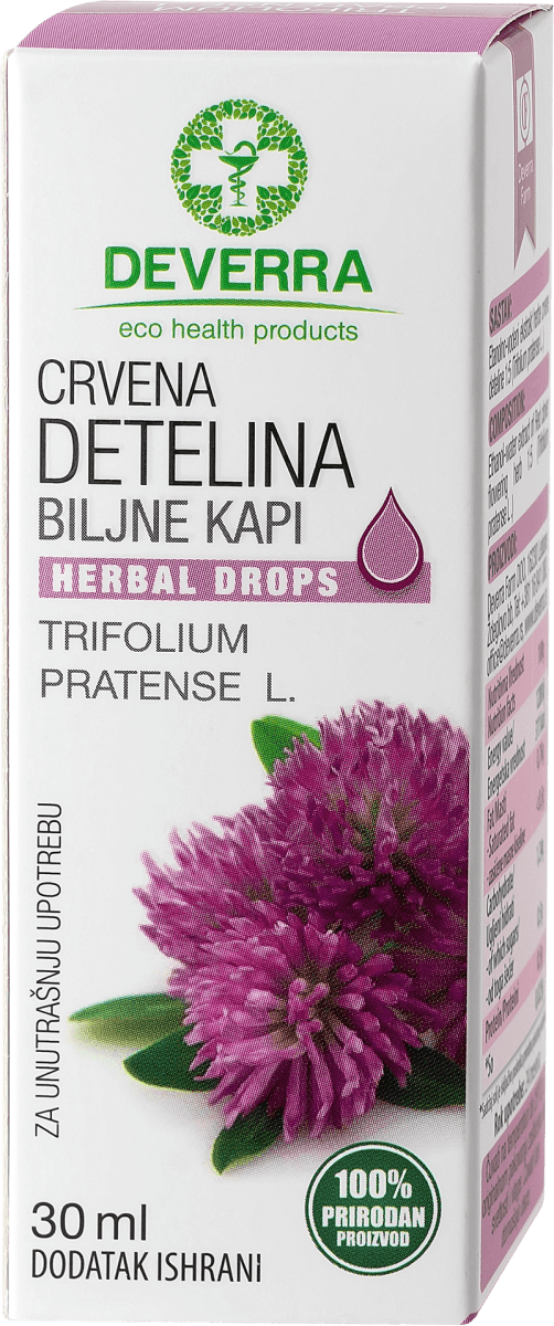 DEVERRA CRVENA DETELINA - BILJNE KAPI, 30 ml | dm.rs