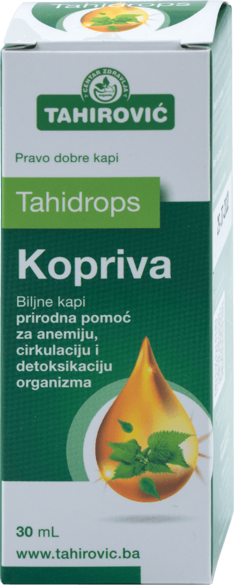 TAHIROVIĆ Tahidrops Biljne kapi - kopriva, 30 ml | dm-drogeriemarkt.ba