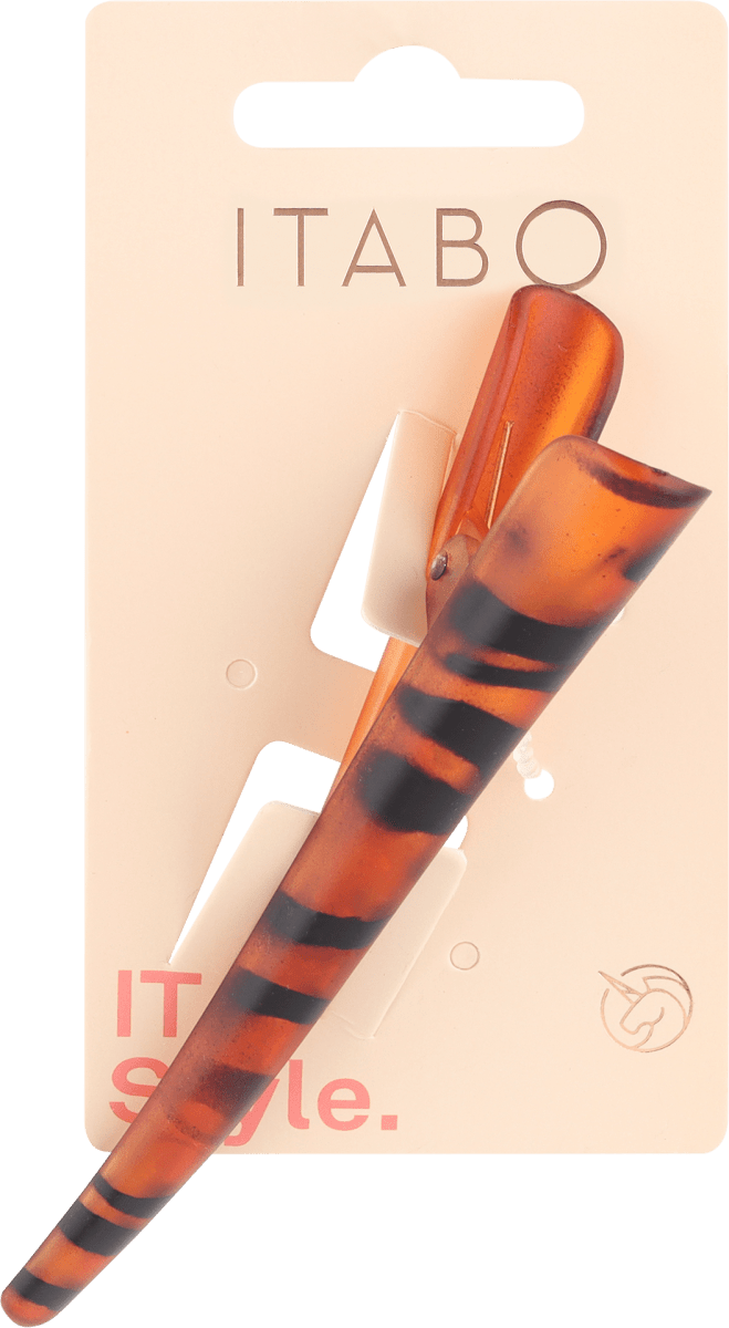 ITABO Clip velika španga za kosu – smeđa, 1 kom. | dm.hr