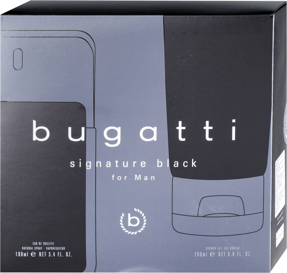 bugatti signature black - poklon set, 1 kom | dm.rs
