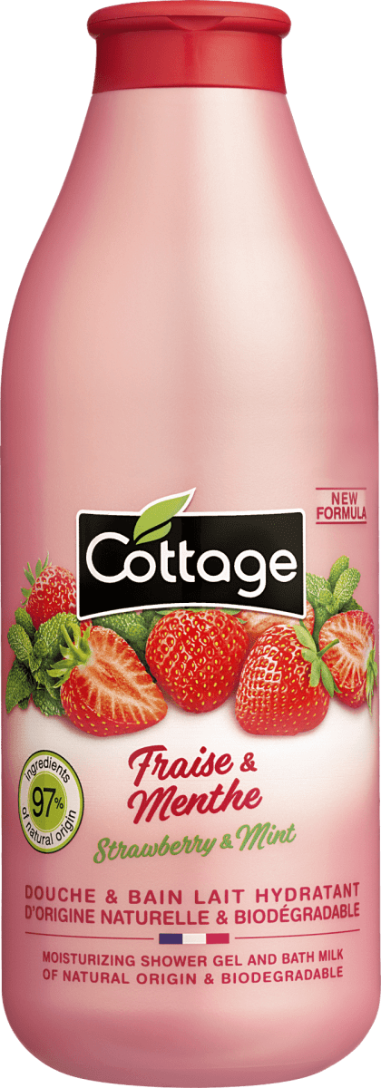 Cottage Душ гел за тяло Strawberry & Mint, 750 ml | dm България