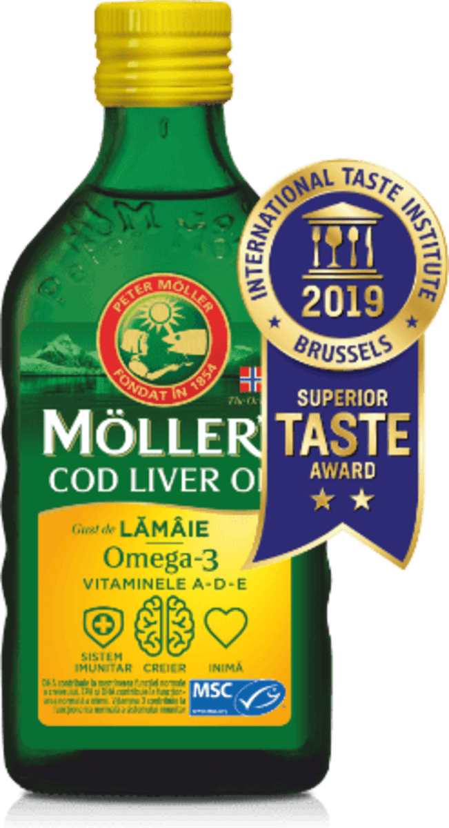 MÖLLER'S Рибено масло от дроб на треска с Лимон, 250 ml | dm България