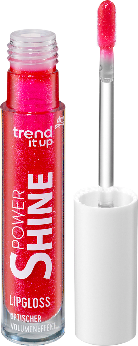 trend !t up Lipgloss Power Shine 180 Glitter Pink, 4 ml dauerhaft ...