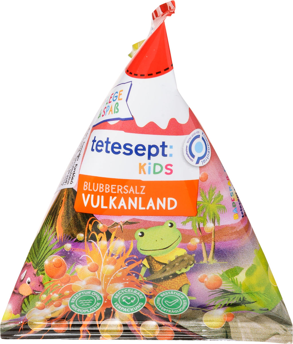 tetesept: KIDS Fürdősó gyerekeknek, vulkán, 50 g | dm.hu