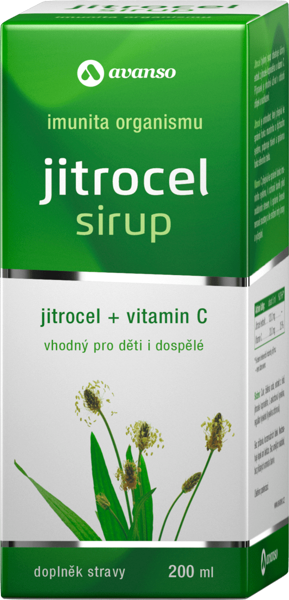 avanso bylinný sirup Jitrocel + Vitamín C, 200 ml | dm.cz