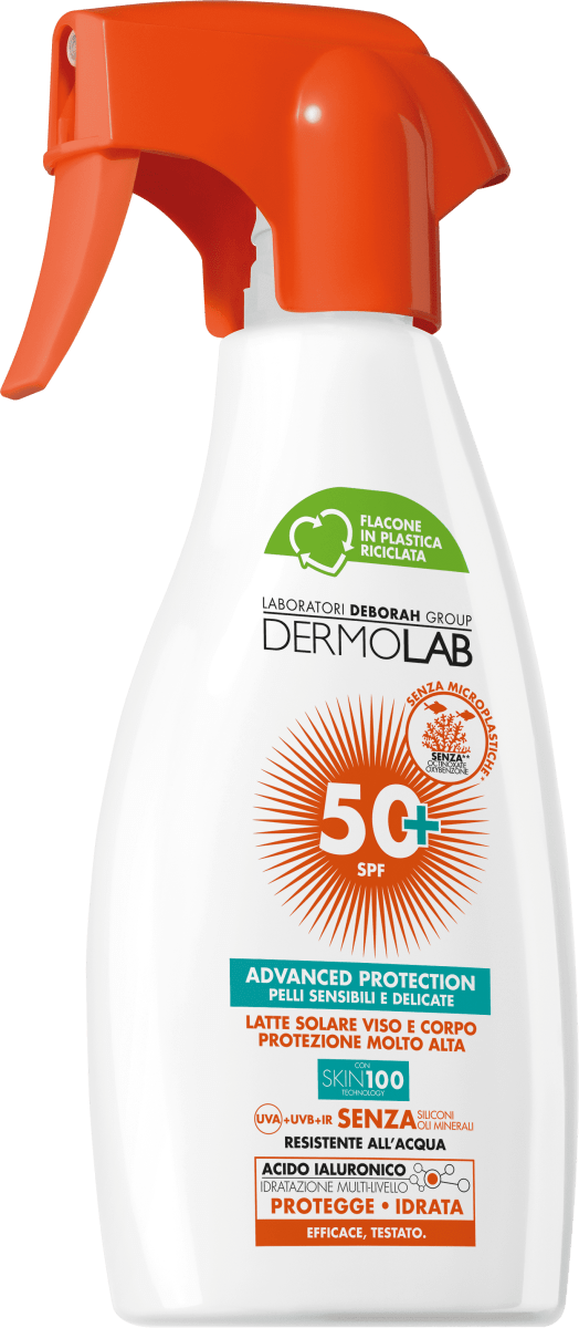 DERMOLAB Latte solare Advanced Sensitive protezione molto alta SPF50 ...