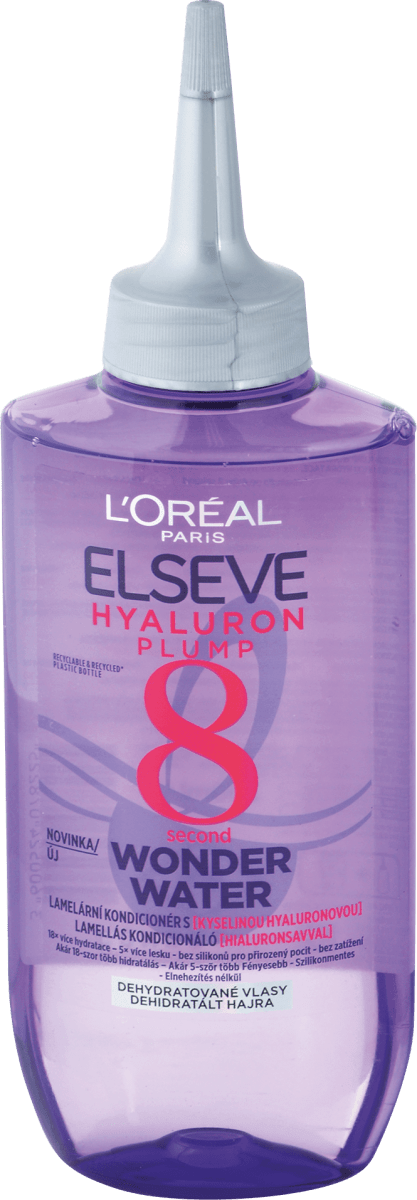 L'ORÉAL PARiS ELSEVE Kúra na vlasy Hyaluron Plump 8 second Wonder Water ...