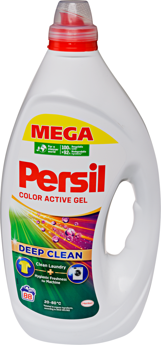 Persil Mosógél színes ruhákhoz, Mega, 88 mosás | dm.hu