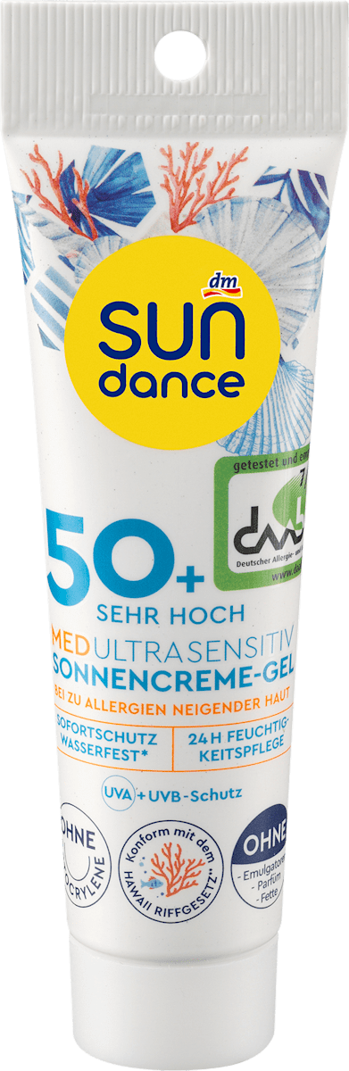 SUNDANCE Med Ultra Sensitiv gel-krema za sunčanje, SPF 50+ | dm ...