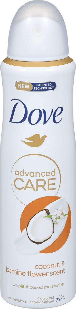 Dove Antiperspirant v spreju advanced care coconut & jasmine flower, 150 ml | dm.si