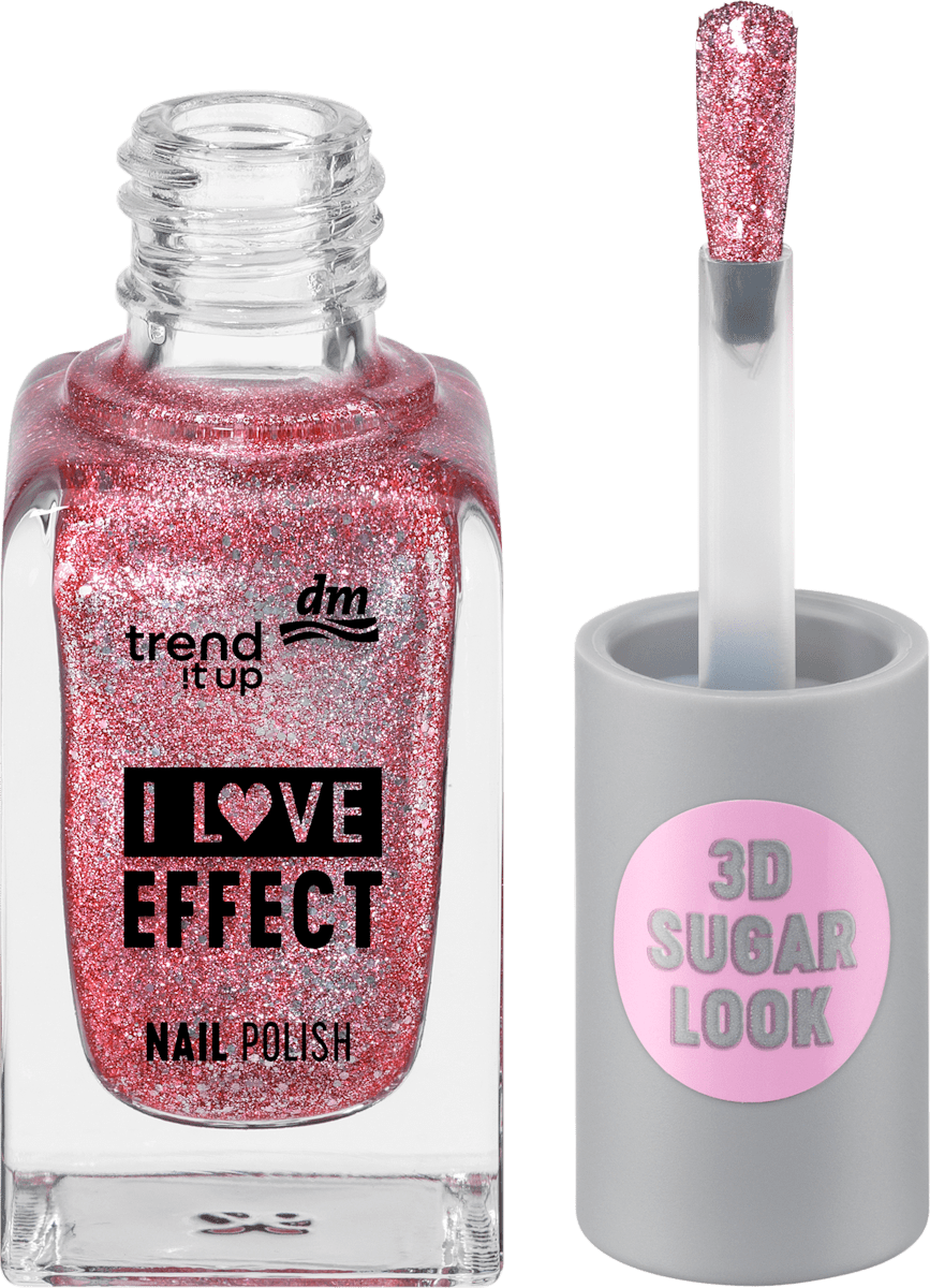 trend !t up ILOVE EFFECT lak za nokte - 060 Pink Glitter, 8 ml | dm.rs