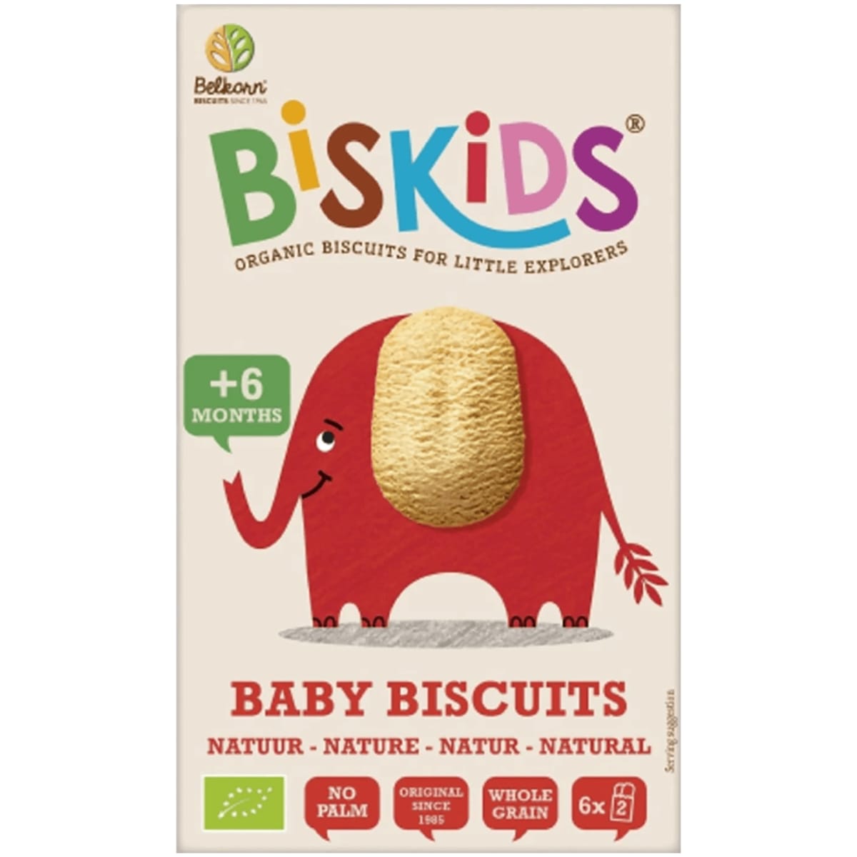 BisKids Био натурални детски бисквити BisKids (6+ месеца), 120 g | dm ...