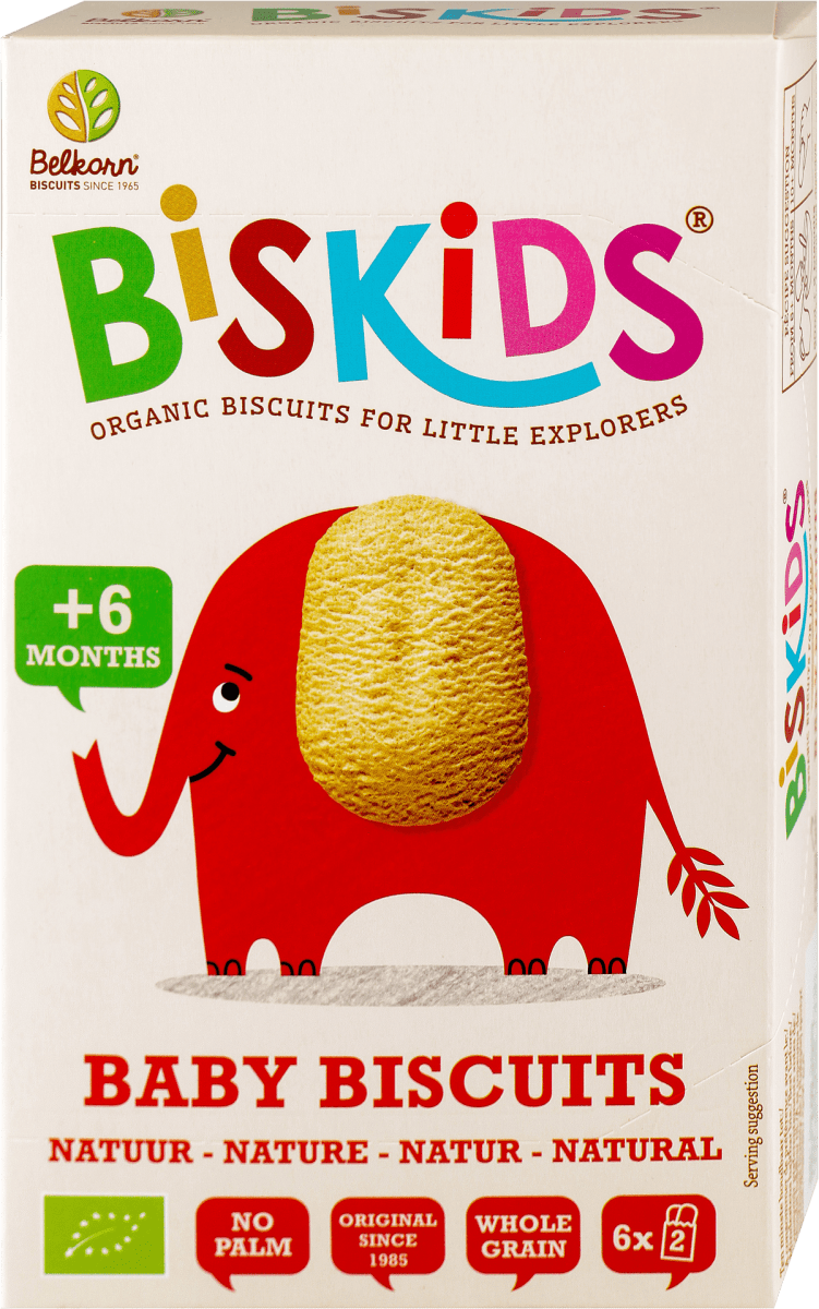 BisKids Keks Natural za decu, od 6+ meseci, 120 g | dm.rs