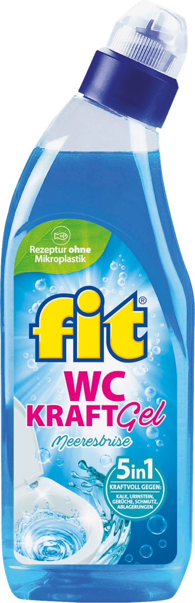 fit WC-Reiniger Kraftgel 5in1 Meeresbrise, 750 ml dauerhaft günstig ...
