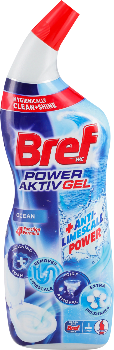 Bref Power Aktiv Gel za čišćenje WC šolje - OCEAN, 700 ml | dm.rs