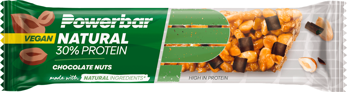 PowerBar Proteinriegel 30% Natural Protein Chocolate Nuts, vegan, 40 g ...
