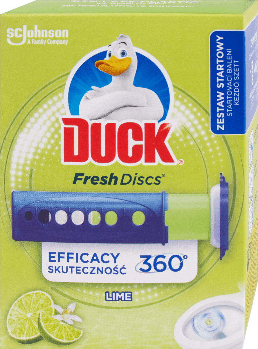 DUCK WC čistič Fresh Discs limetka, 36 ml | mojadm.sk
