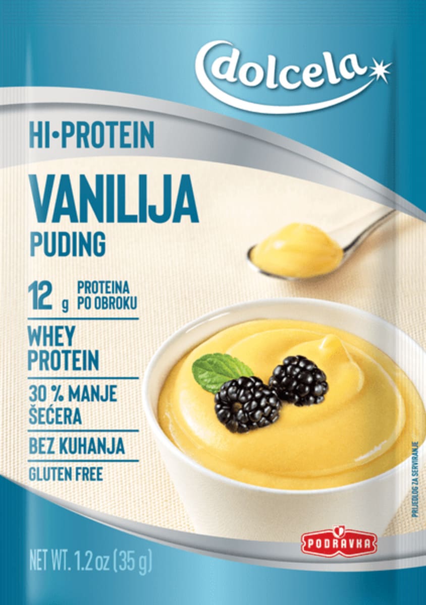 dolcela HI-Protein puding - vanilija, 35 g | dm-drogeriemarkt.ba