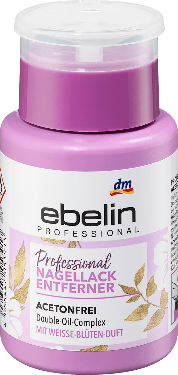 ebelin Professional odstranjivač laka za nokte sa biotinom i arganovim uljem bez acetona, 125 ml ...