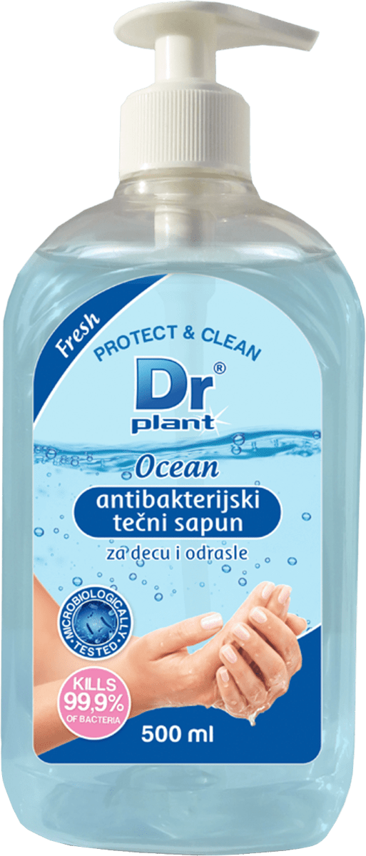 Dr Plant Fresh PROTECT&CLEAN antibakterijski tečni sapun - Ocean, 500 ...