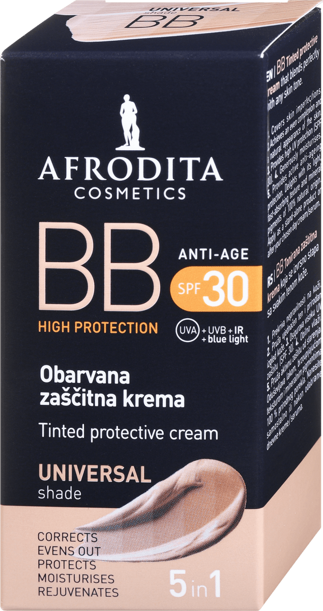AFRODITA BB 5u1 anti-age tonirana krema za lice SPF 30 – Universal ...