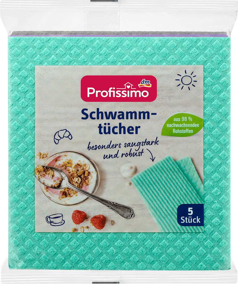 Profissimo Panni spugna, 5 pz | dm Italia