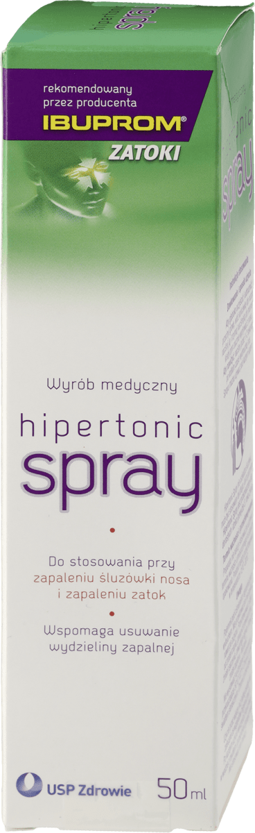 USP ZDROWIE Spray hipertoniczny Hipertonic Spray Zatoki, 50 ml kupuj w ...
