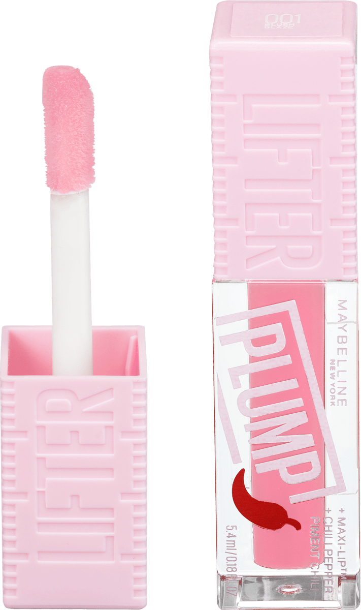 MAYBELLINE NEW YORK lesk na rty Lifter Plump 001 Blush Blaze, 5,4 ml ...