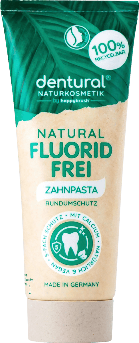 dentural Zahnpasta Natural fluoridfrei, 75 ml | dm.at