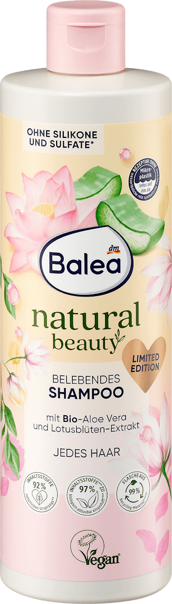 Balea Shampoo Natural Beauty belebend, 400 ml | dm.at