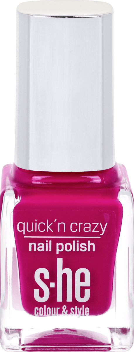 s-he colour&style Лак за нокти quick'n crazy, 323/818, 7 ml | dm България